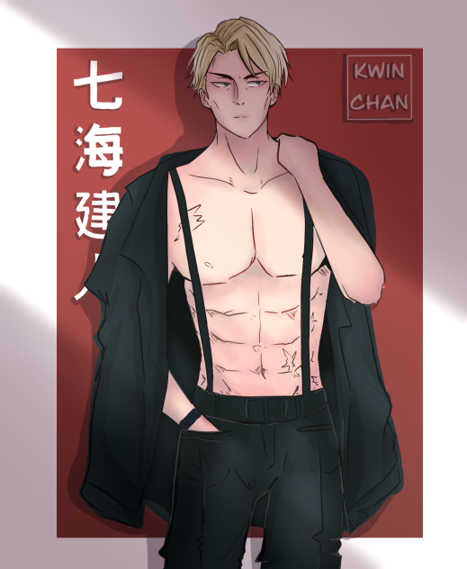 Nanami shirtless ahe - ibisPaint