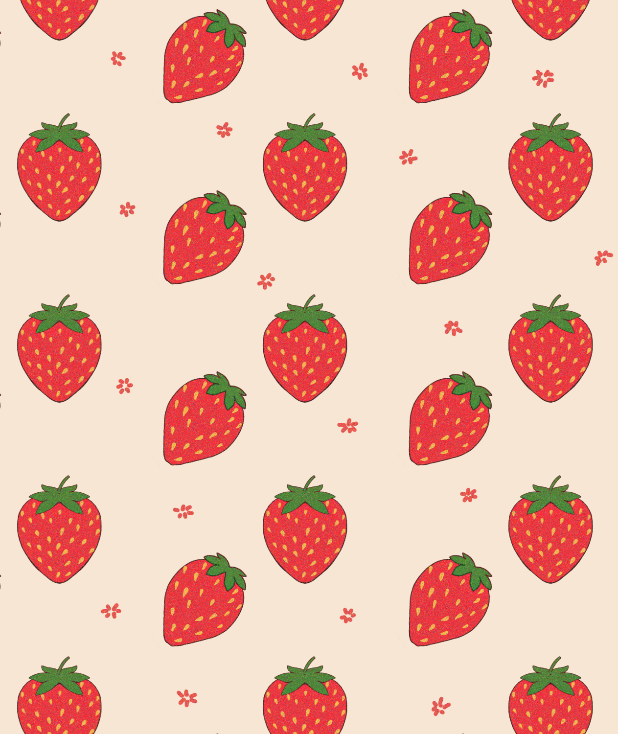 Strawberry pattern - ibisPaint