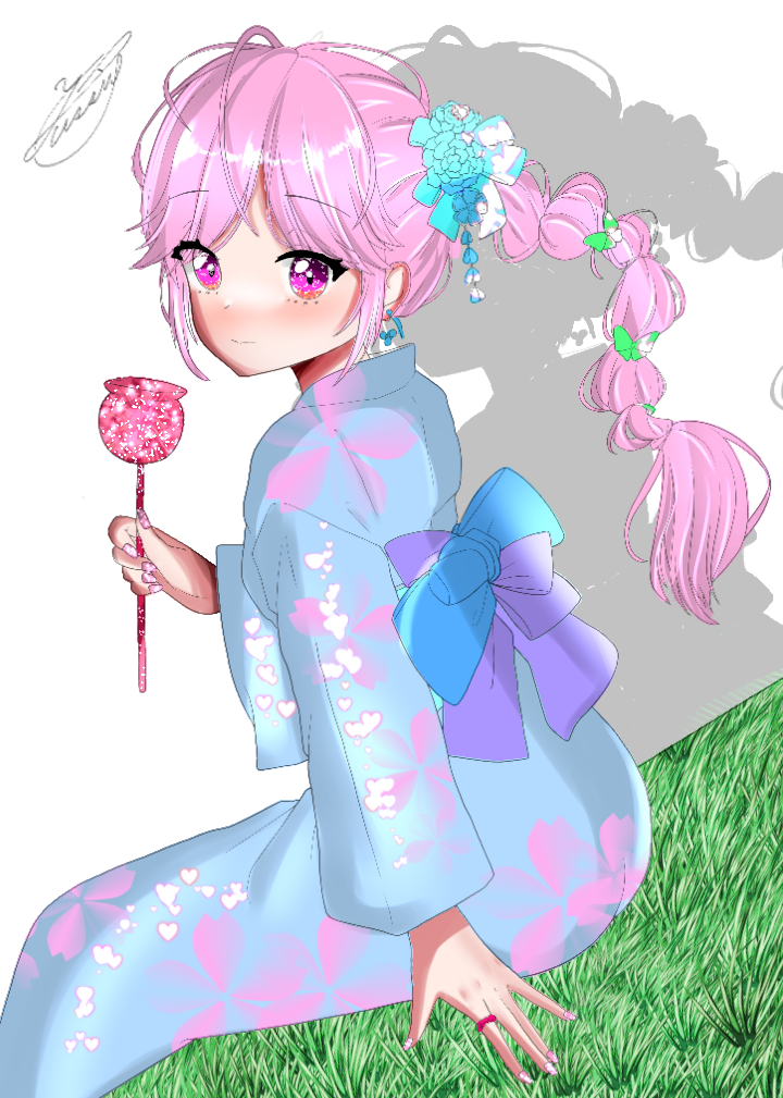 Coloring lineart fo yussi sama - ibisPaint