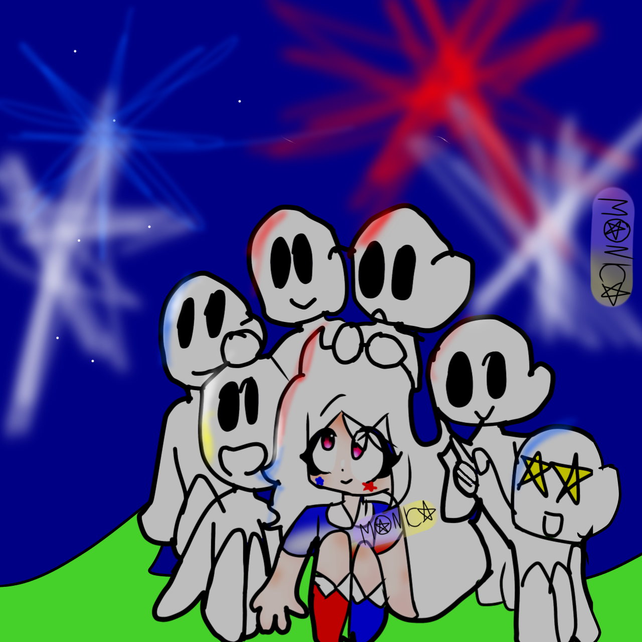 4th of July collab - ibisPaint