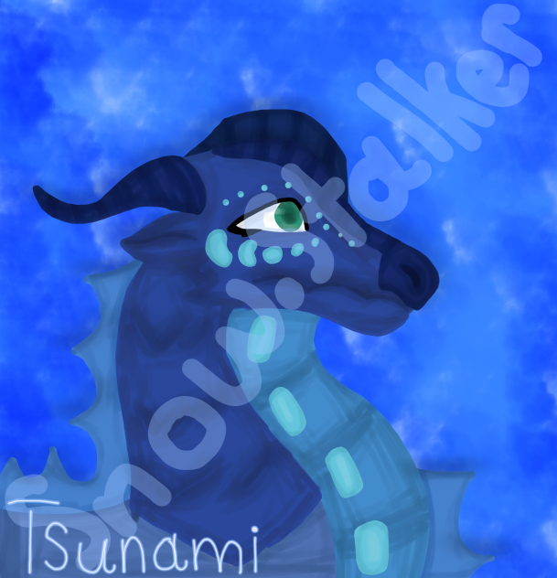Tsunami from wings of fire 😼 - ibisPaint