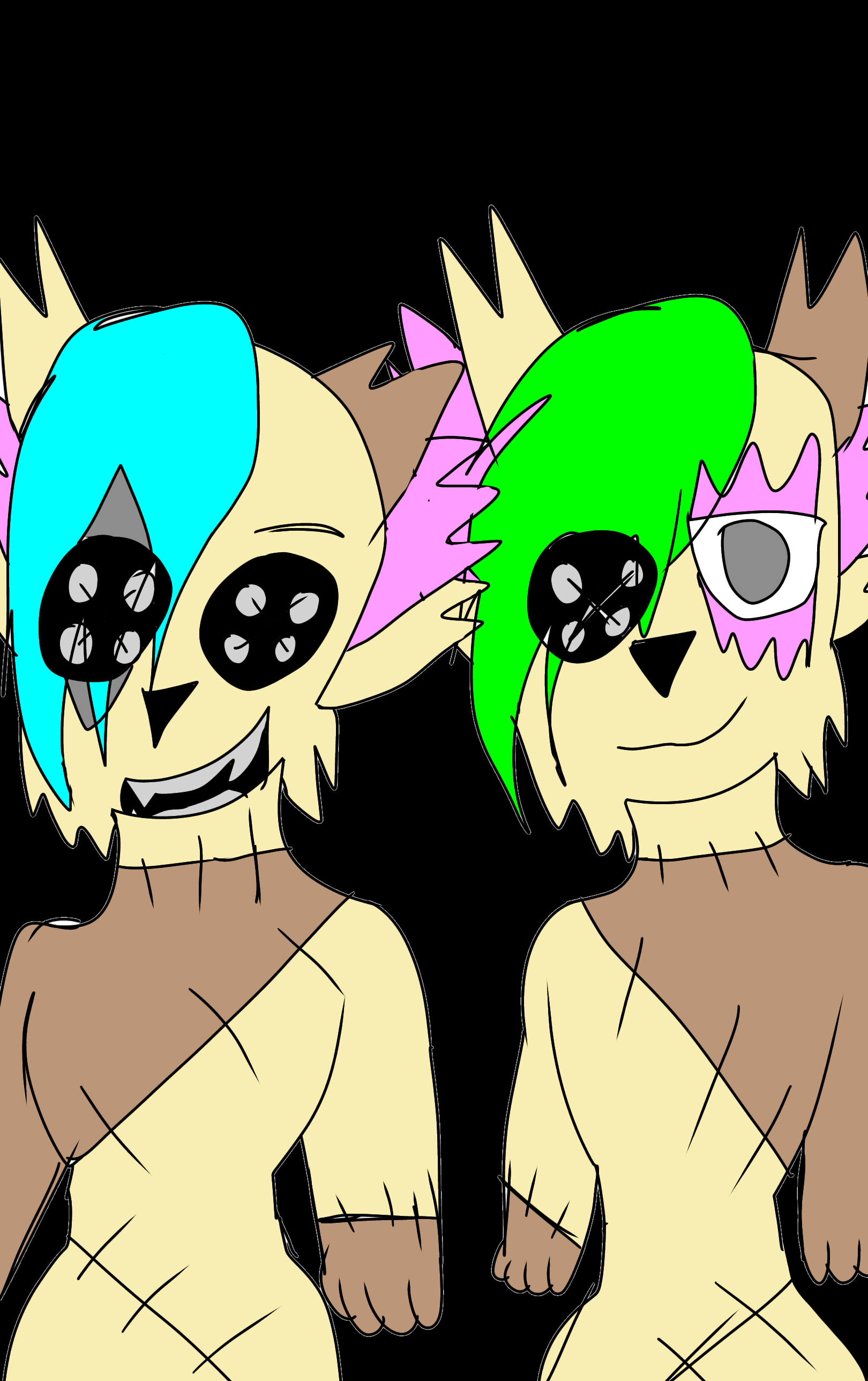 Dex and chopper - ibisPaint