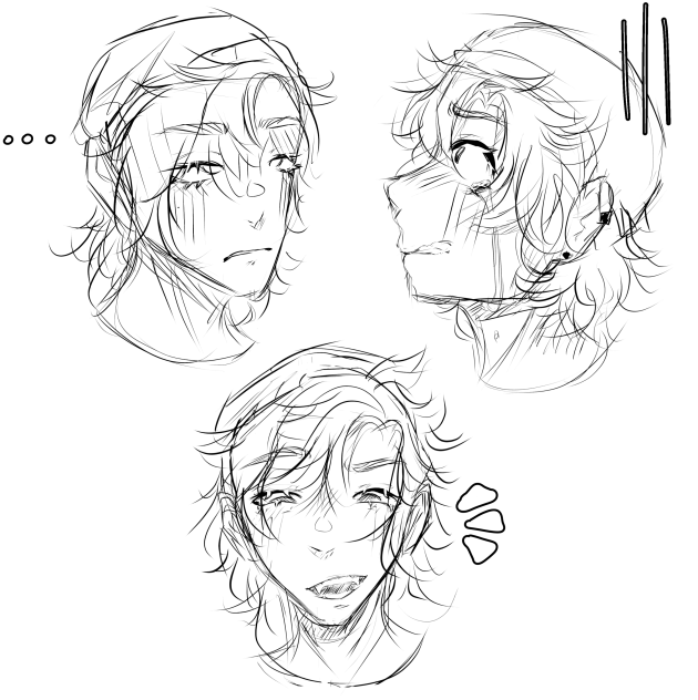 Small expression practice ft. Random dud - ibisPaint