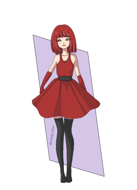 Red girl - ibisPaint