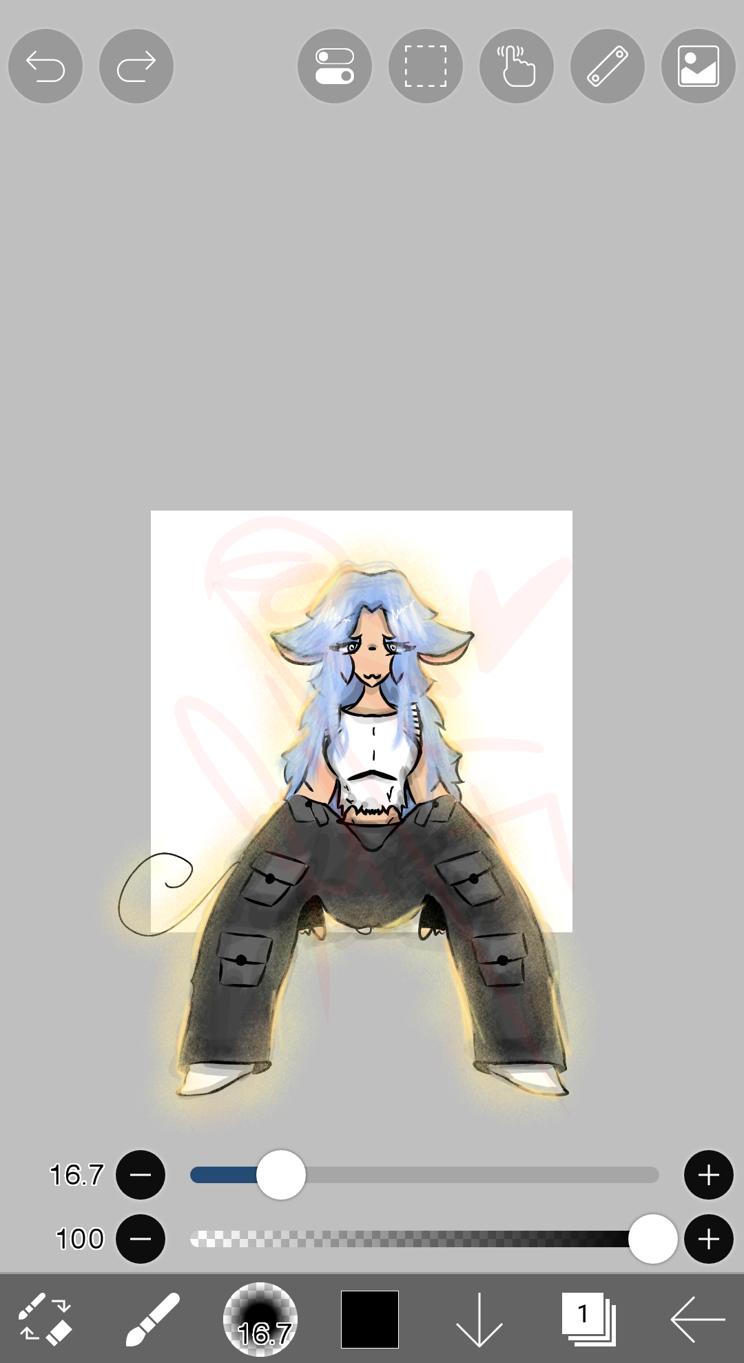 Trying a diff artstyle lol - ibisPaint