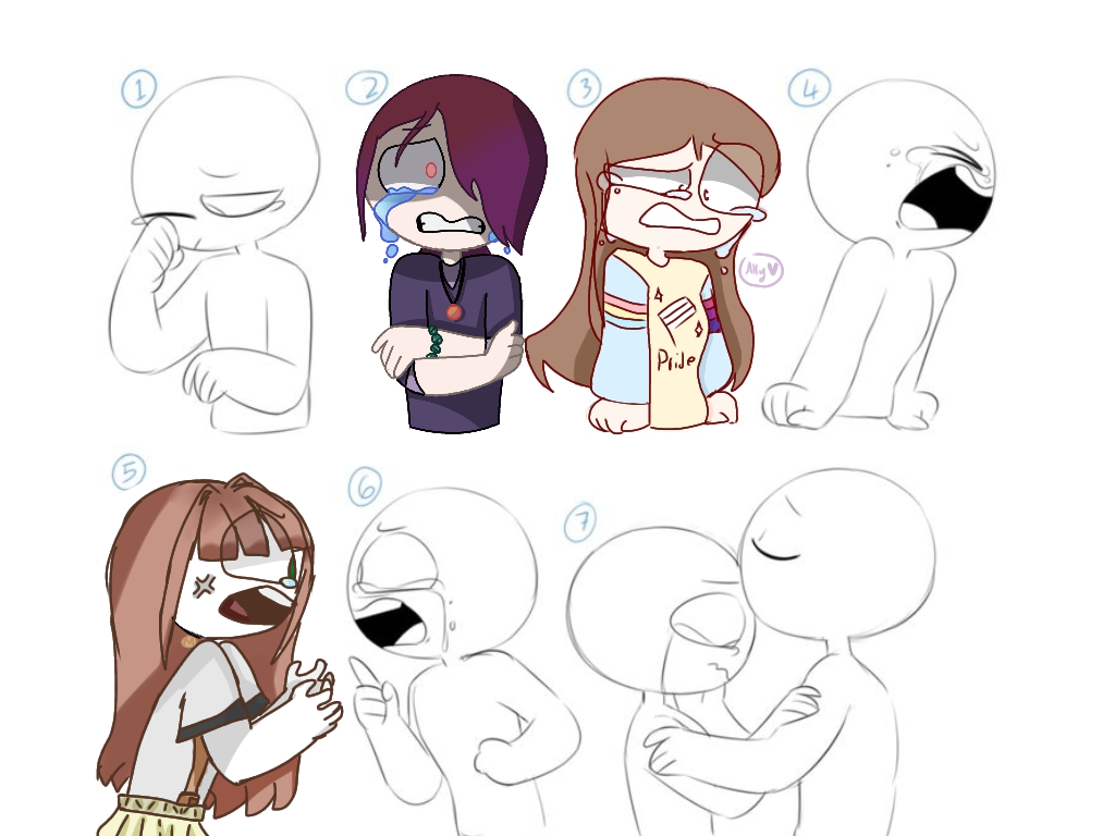 Crying collab - ibisPaint