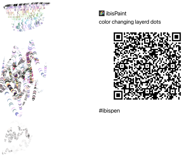 color changing layerd dots - ibisPaint