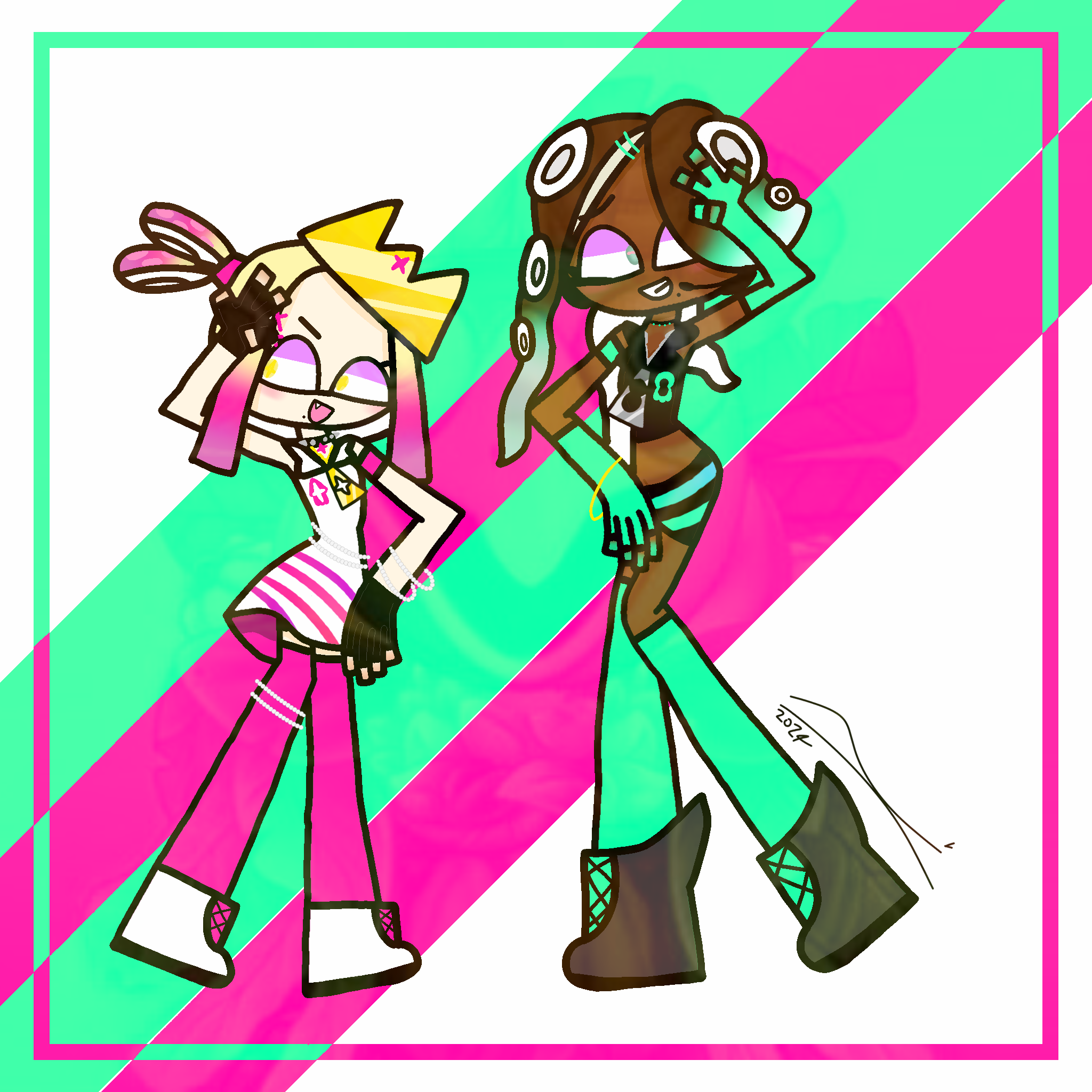 off the hook redesign - ibisPaint