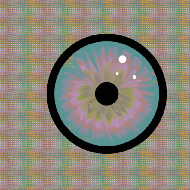 random colour eye - ibisPaint
