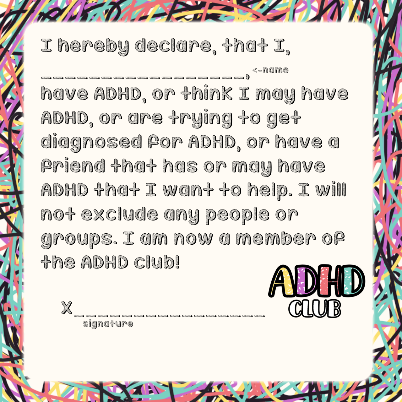 ADHD club - ibisPaint