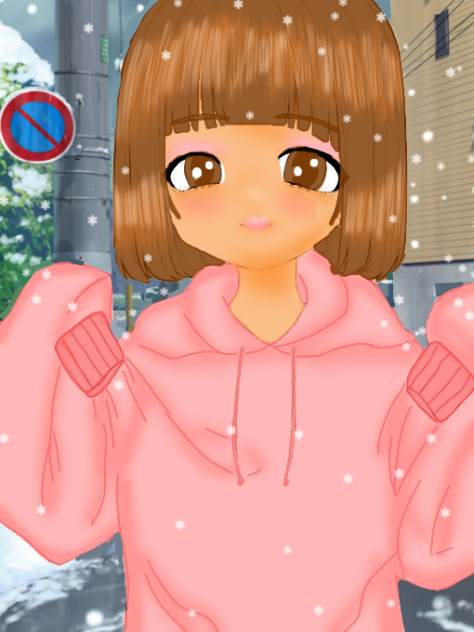 snow girl - ibisPaint