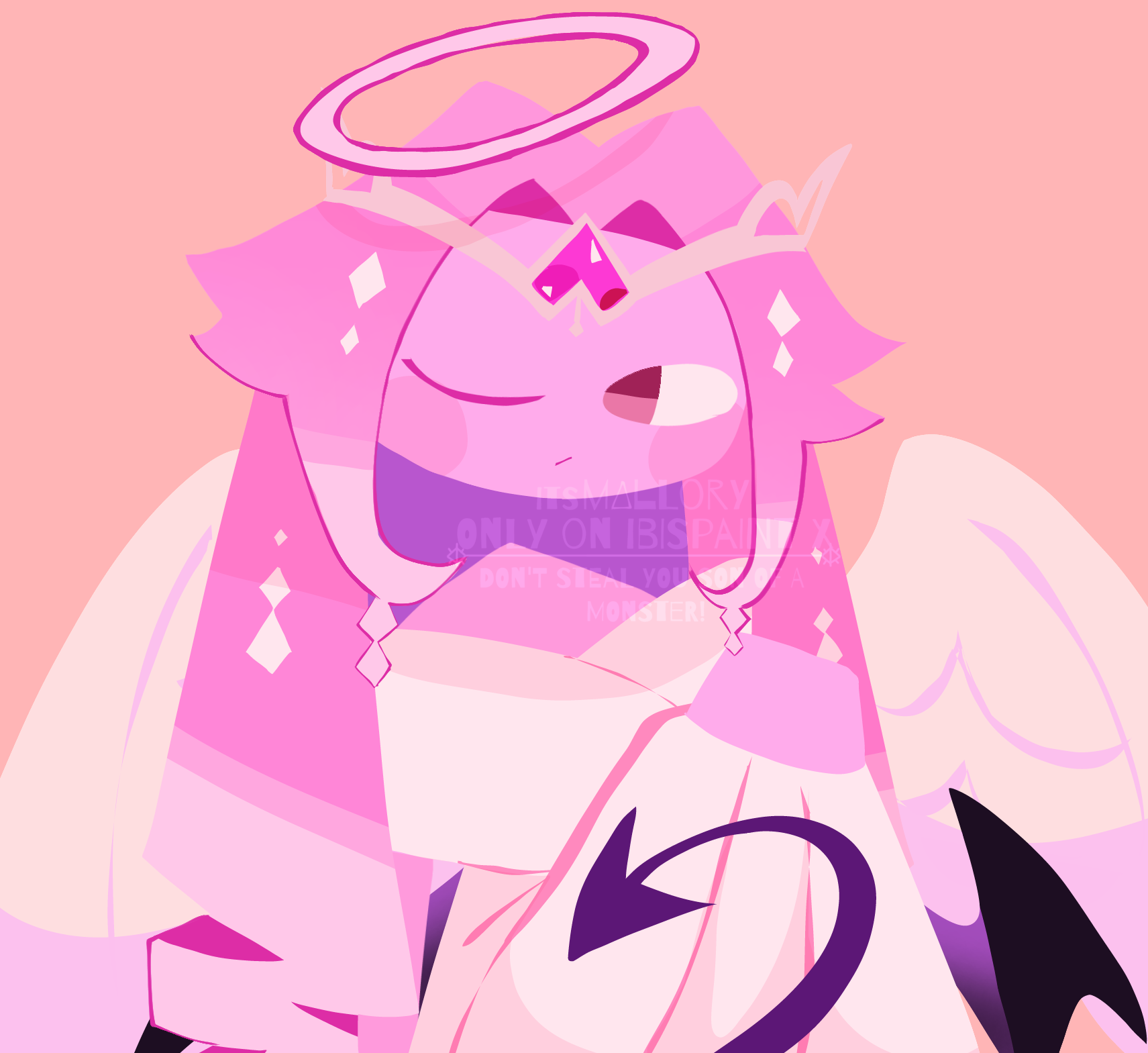 lasso art evil sleepy birb - ibisPaint