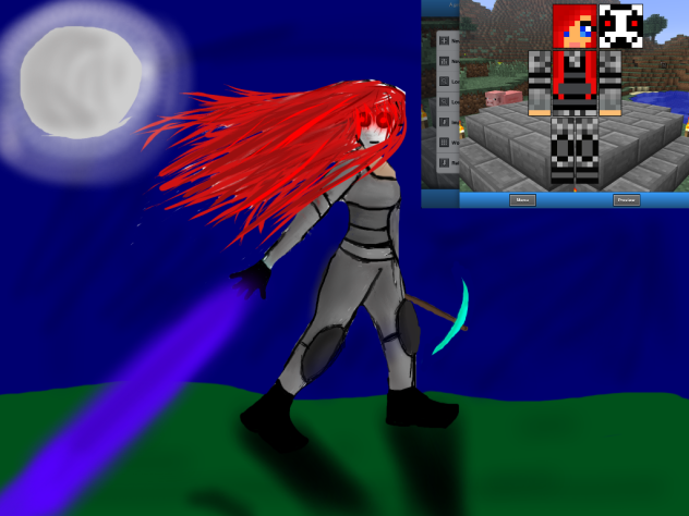 minecraft skin speed art - ibisPaint