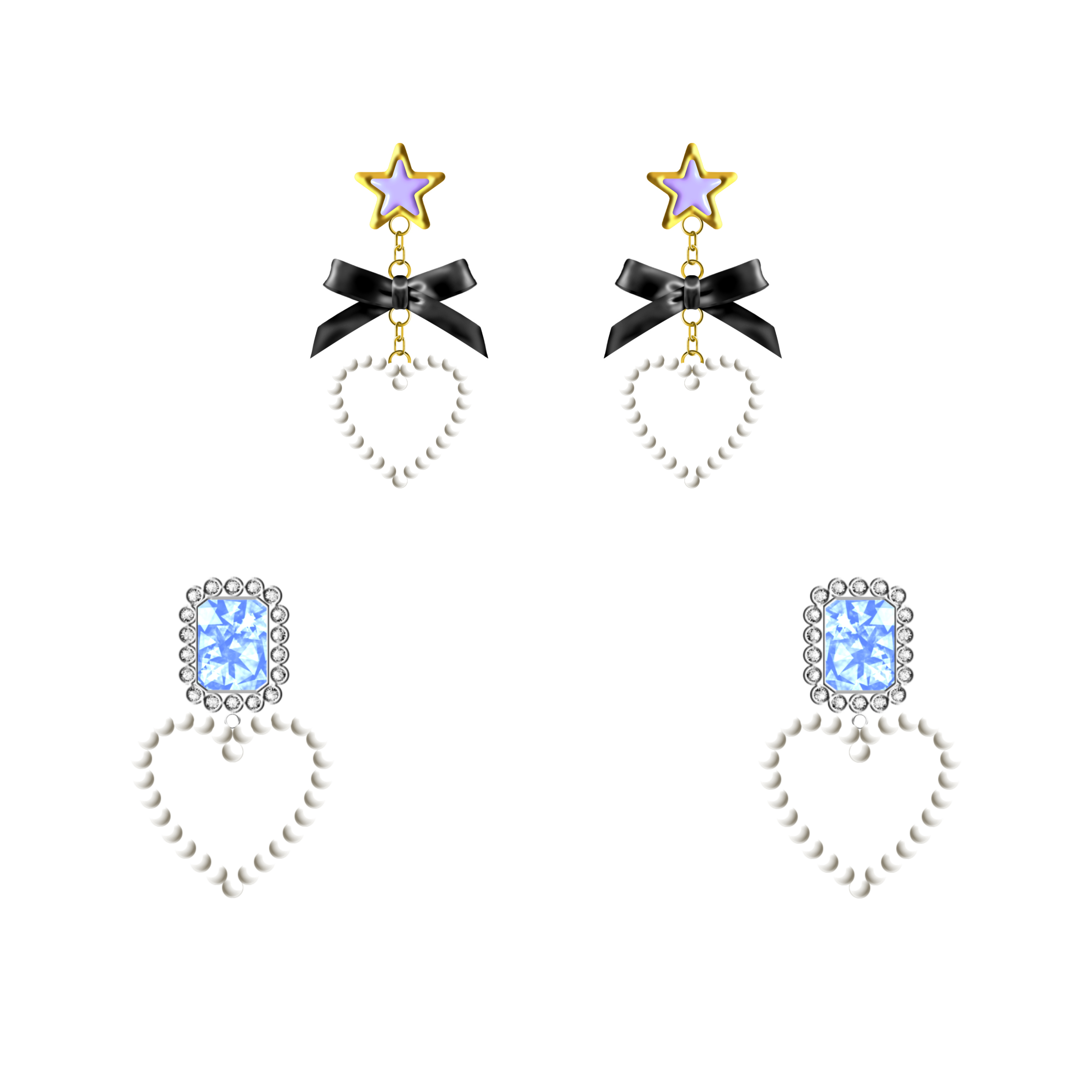 Cute earrings 2 - ibisPaint