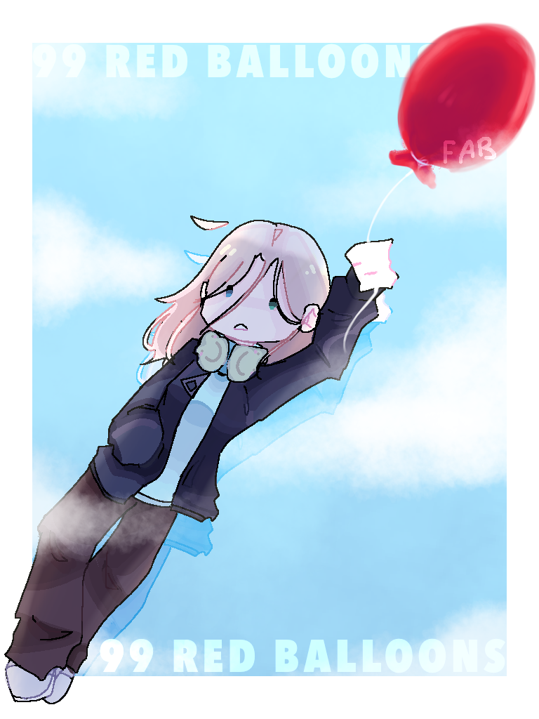 99 red balloons!!!🎈 - ibisPaint