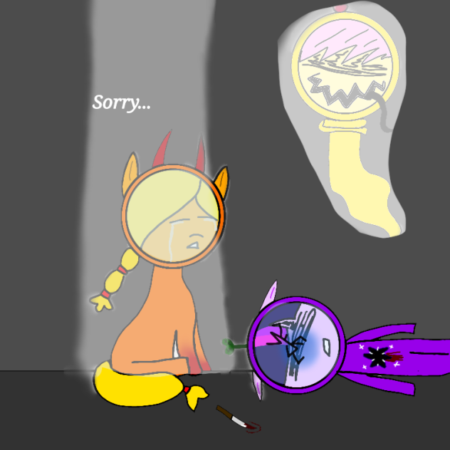 Sorry I was forced too... - ibisPaint