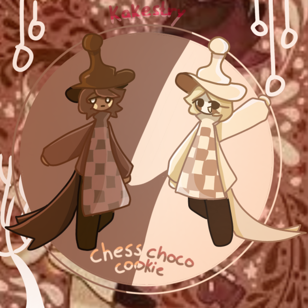 chess choco cookie - ibisPaint