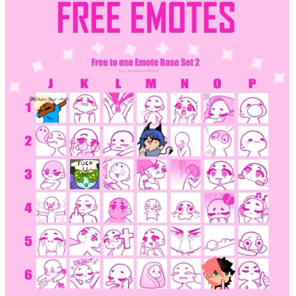Free Emotes - ibisPaint