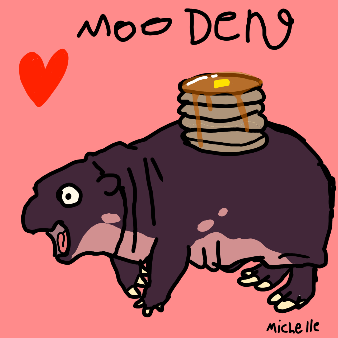 moo deng - ibisPaint