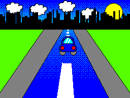 Retro Pixelated Game Car Loop - ibisPaint