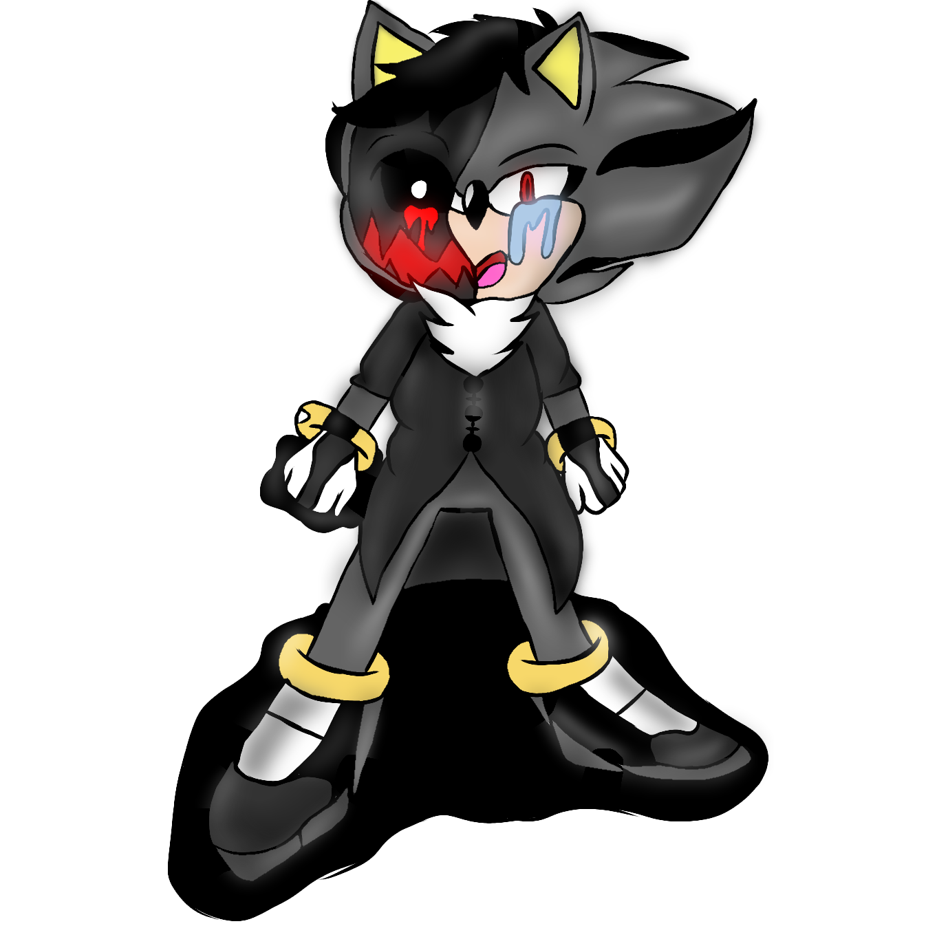 Unknown x the hedgehog use his power - ibisPaint