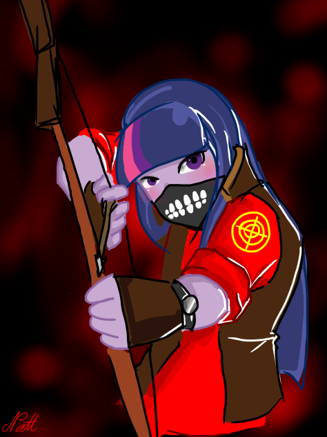 TF2 mlp MLP sniper twilight sparkle - ibisPaint