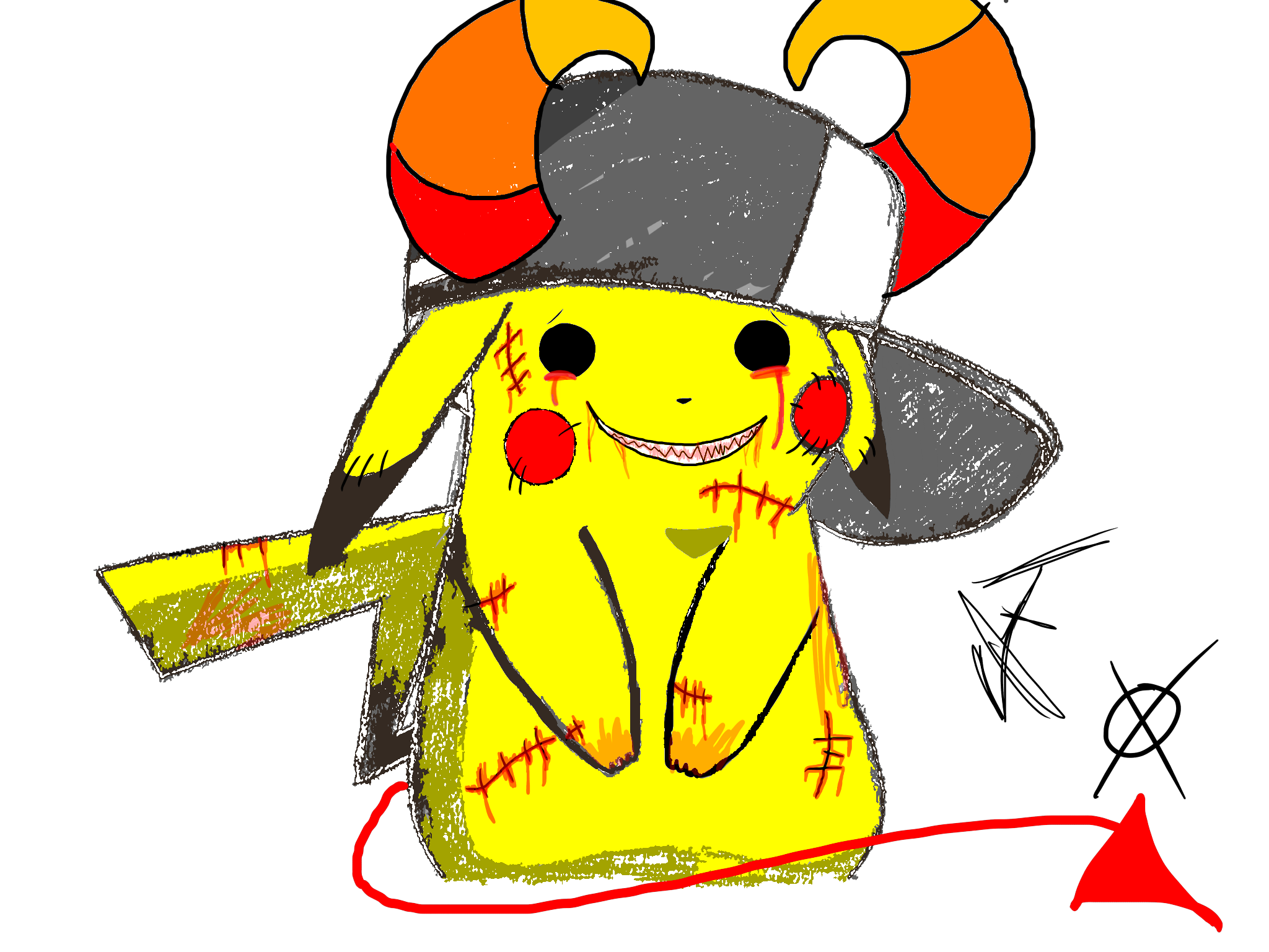 killer pikachu - ibisPaint