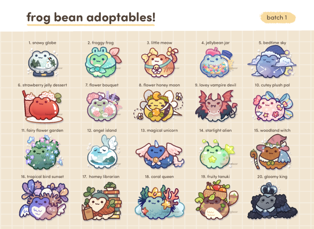 frog bean adoptables - ibisPaint