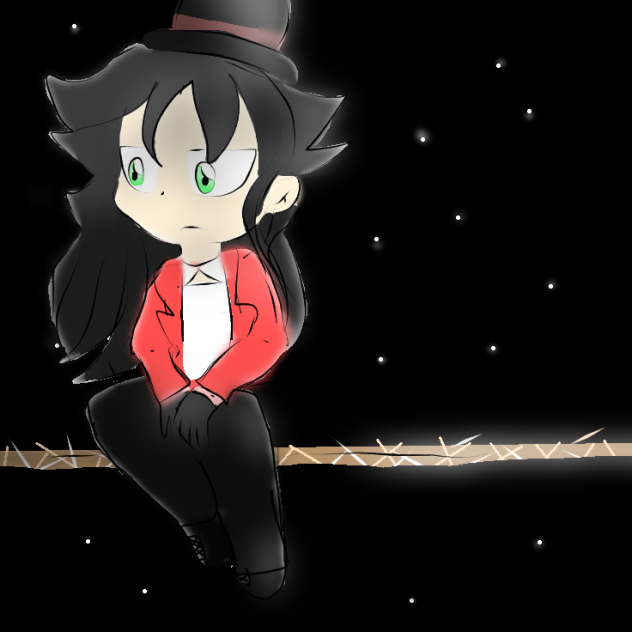 a rope in the dark - ibisPaint