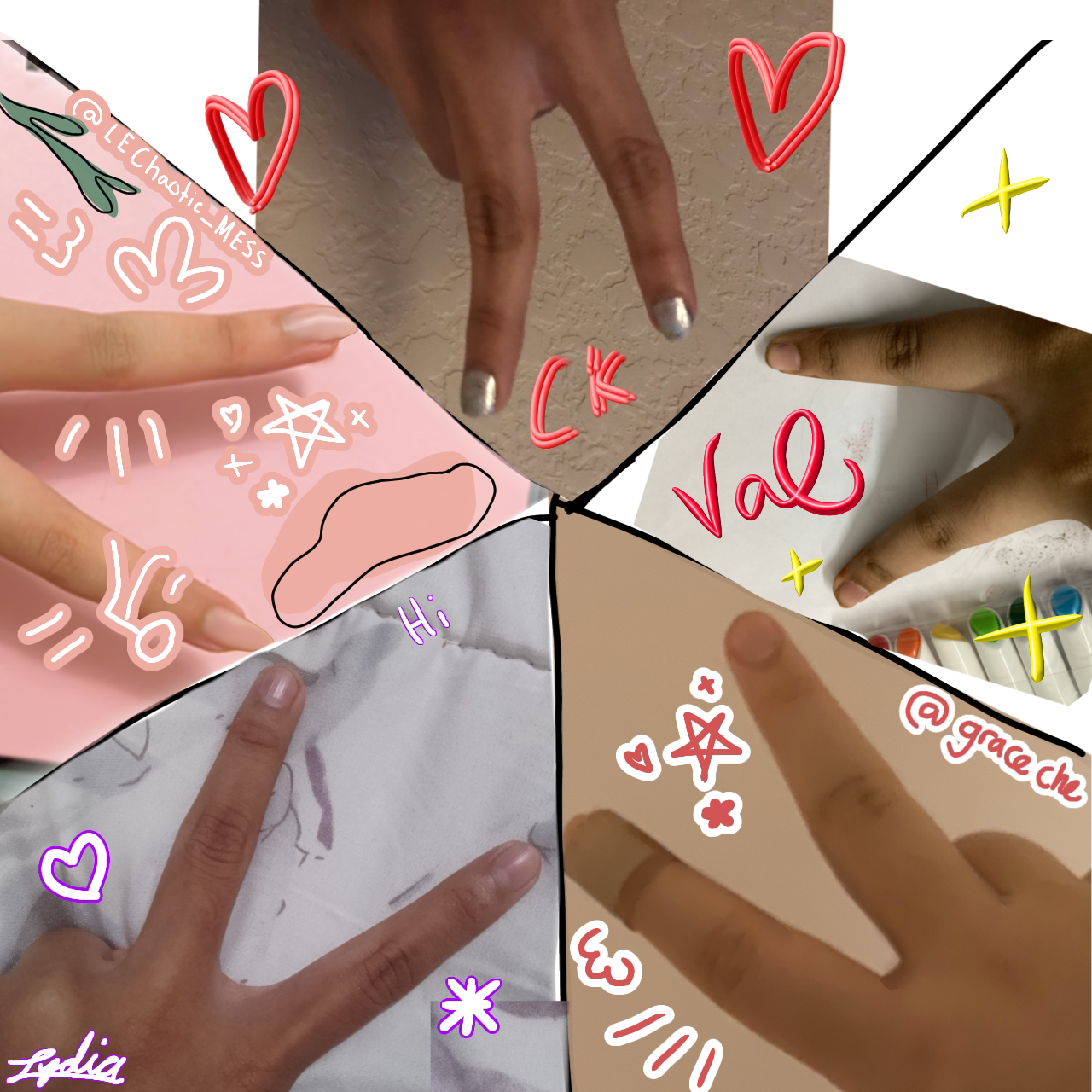 Finger collab! - ibisPaint