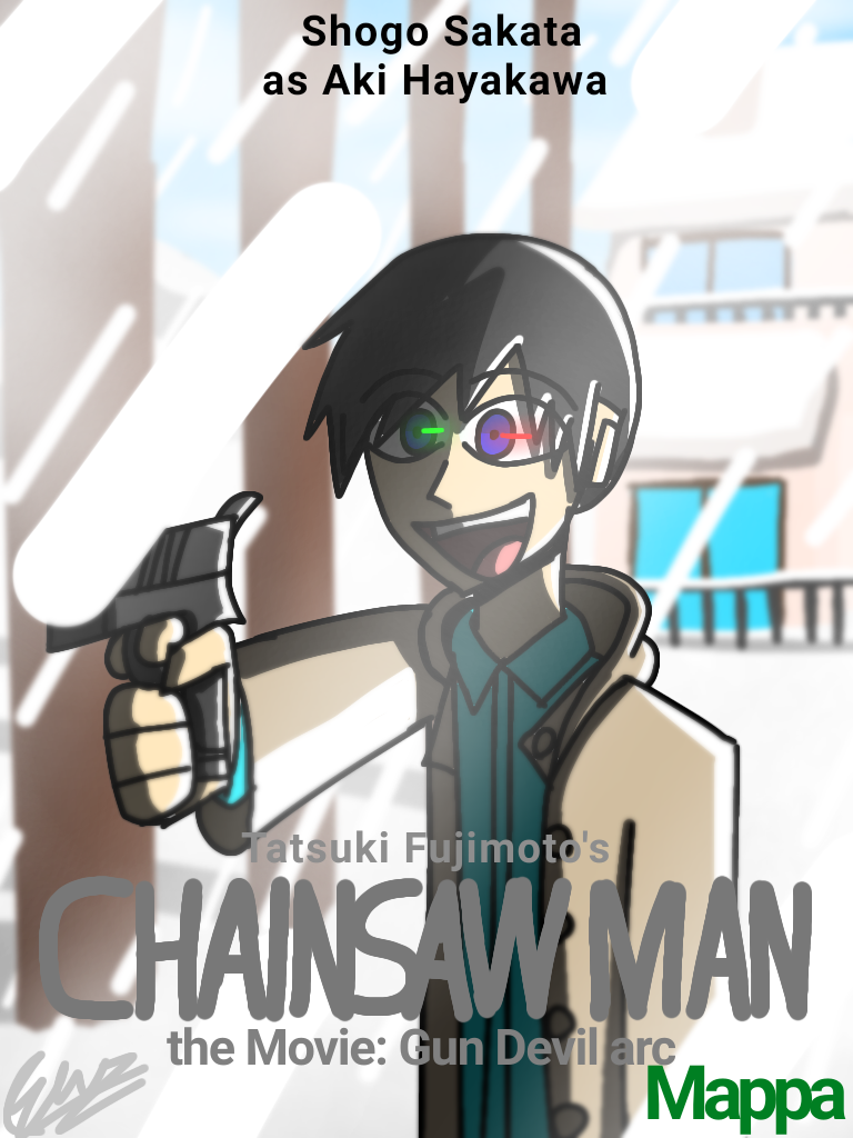 Chainsaw man Gun Devil arc - ibisPaint