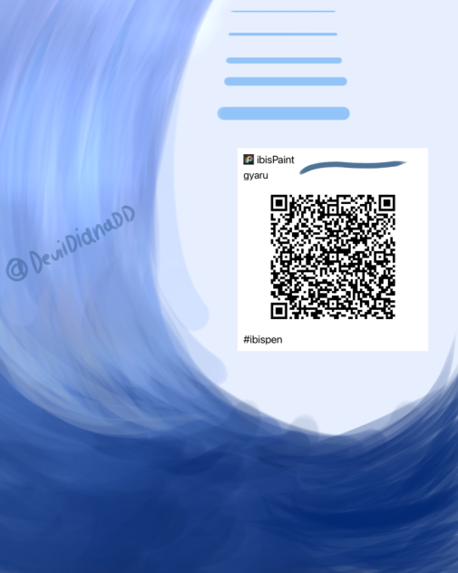 Wave brush - made by me 🌊 - ibisPaint