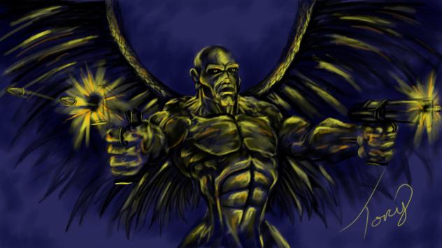 Bullet Proof Angel 1 - ibisPaint