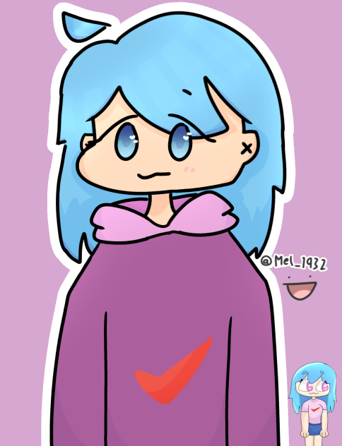 redraw of my old and cringe sky fanart - ibisPaint
