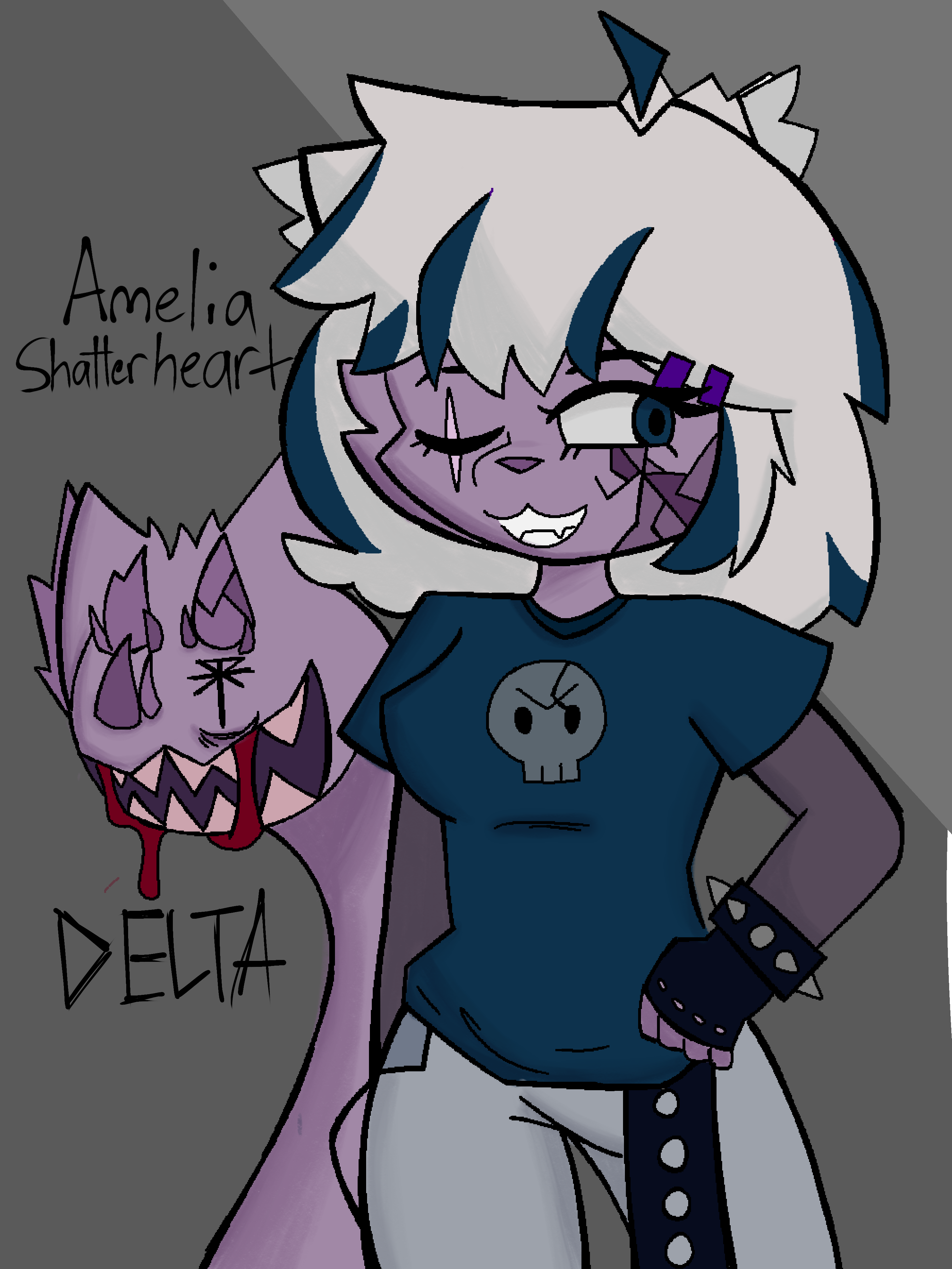 Amelia and delta lol - ibisPaint