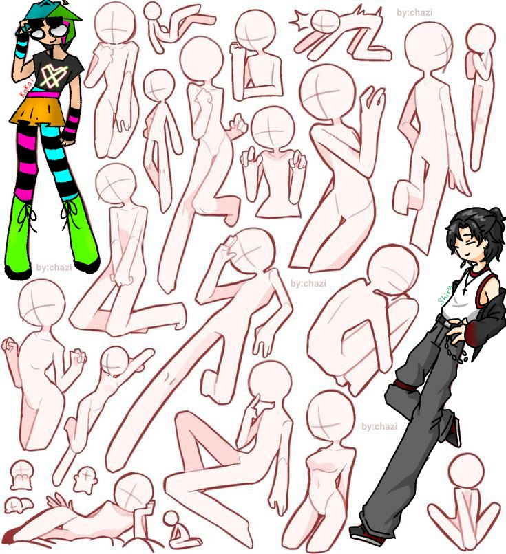 MEGA Pose Collab!! - ibisPaint