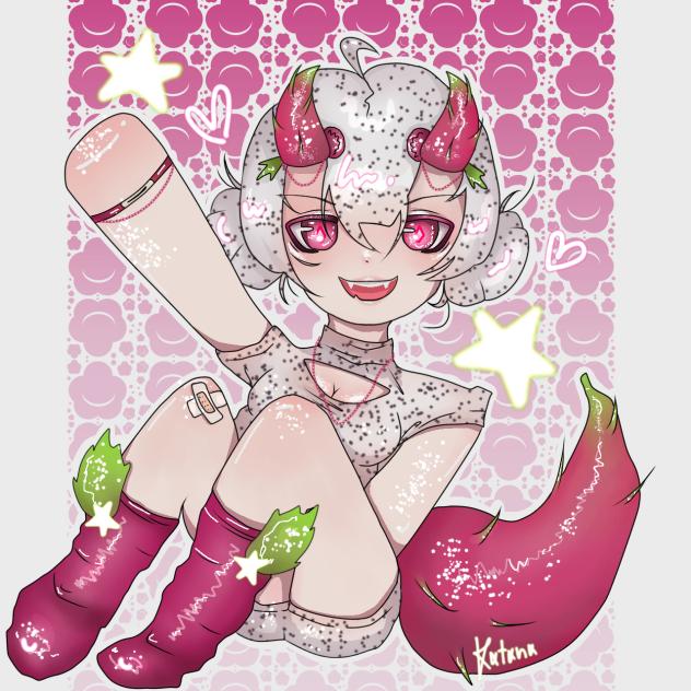 Dragonfruit chibi - ibisPaint