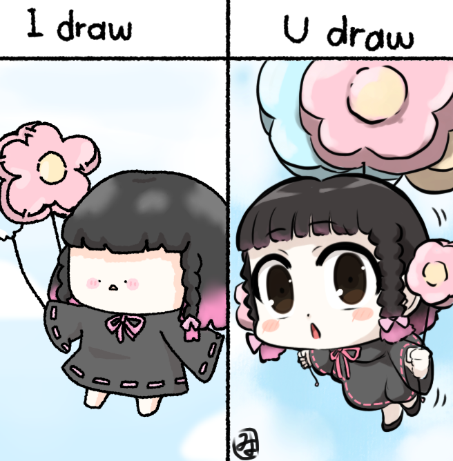 I draw you draw with Moji 2 - ibisPaint