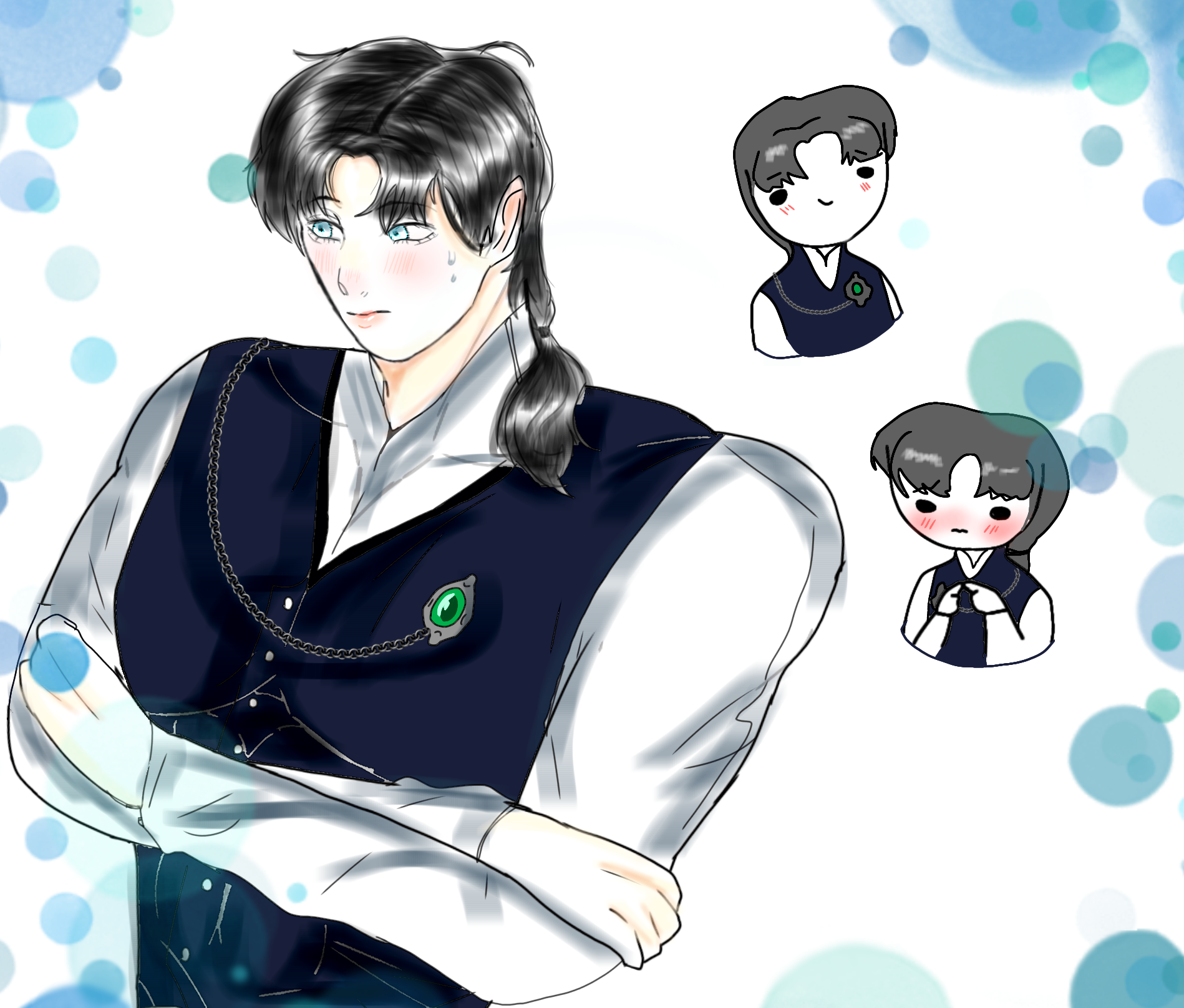 my oc (fixed a few things) - ibisPaint