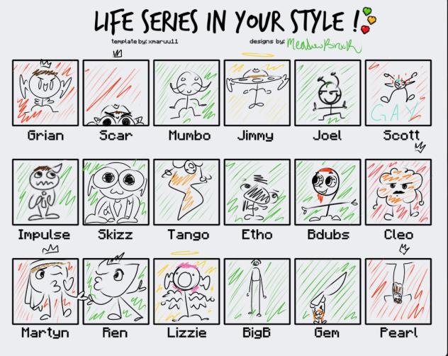 Silly life series in your style - ibisPaint