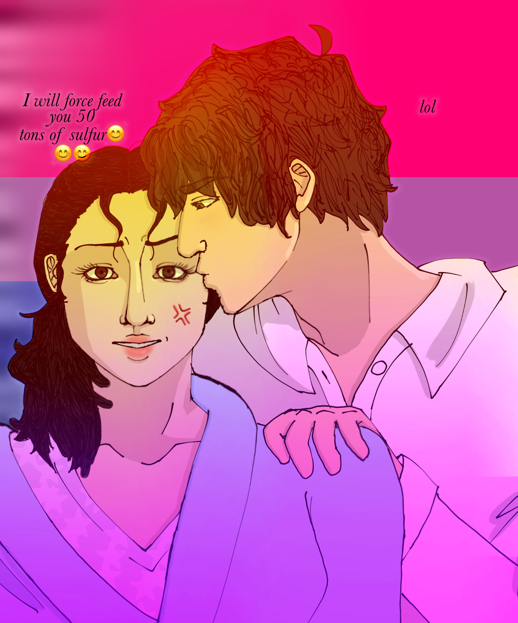 she knows, daniel😔😞😢 - ibisPaint