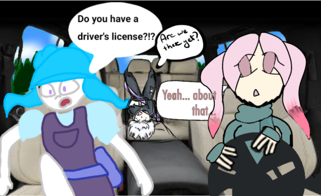 In a car collab - ibisPaint