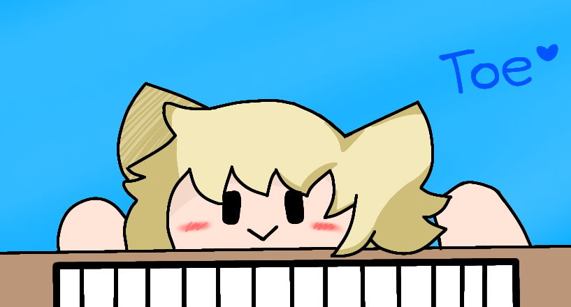 Bongo cat but toe gift 4 @LePotoeWitch - ibisPaint