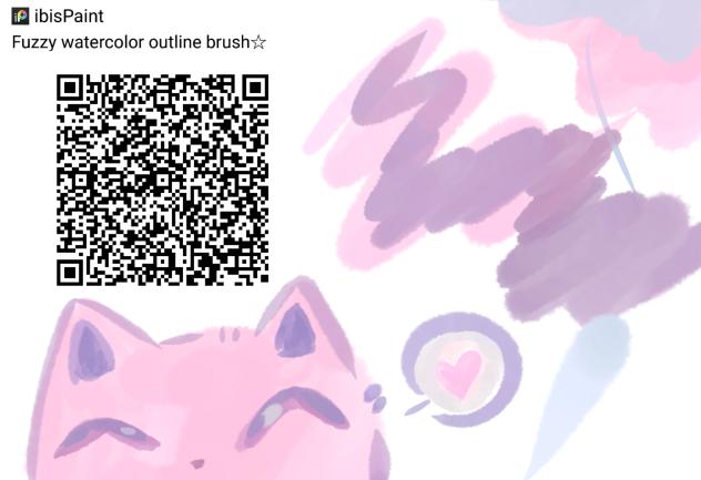 Fuzzy watercolor brush ☆☆☆ - ibisPaint