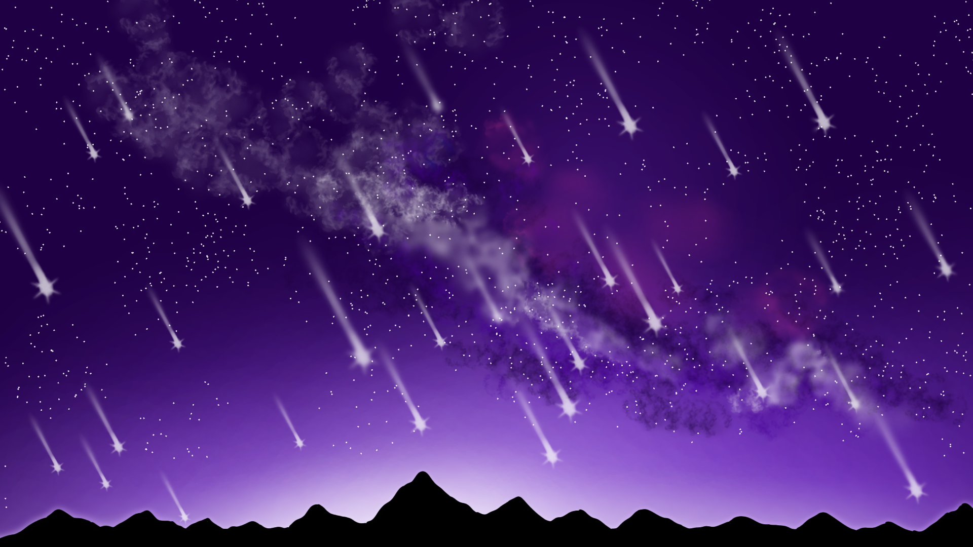 comet shower - ibisPaint