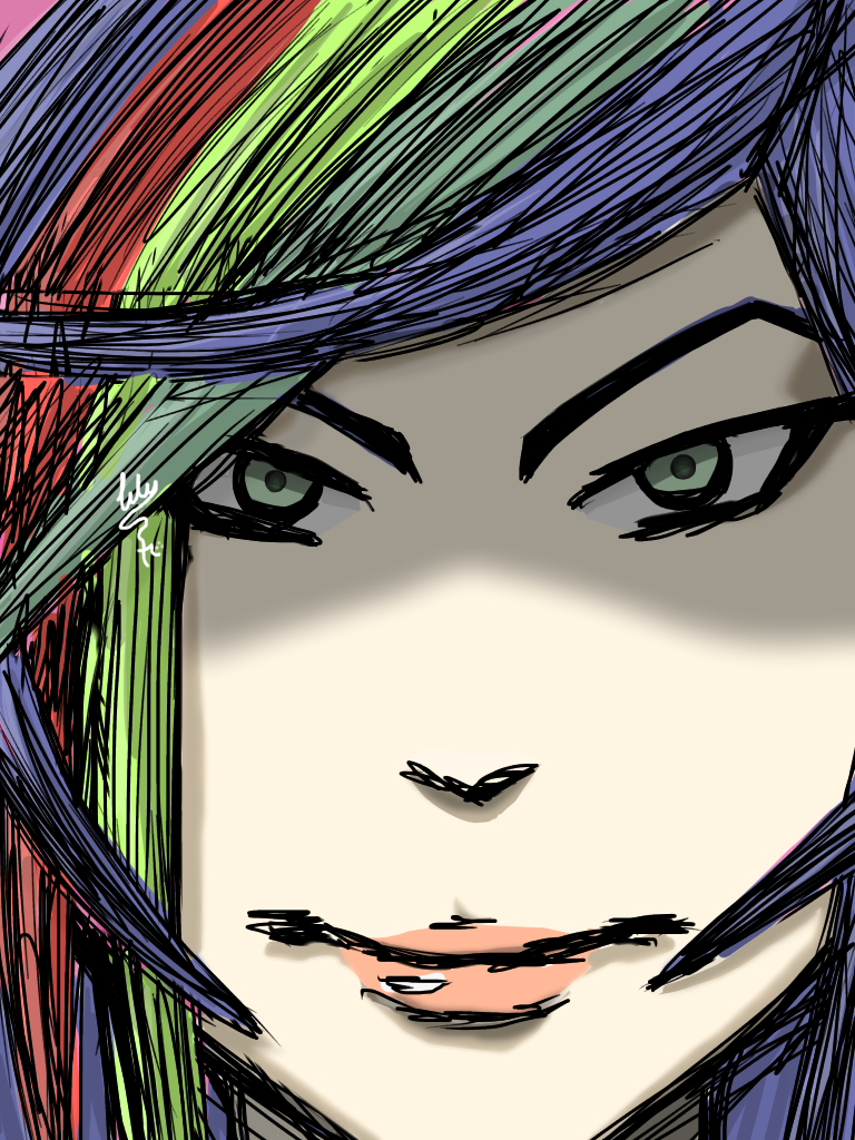 Evil smile - ibisPaint