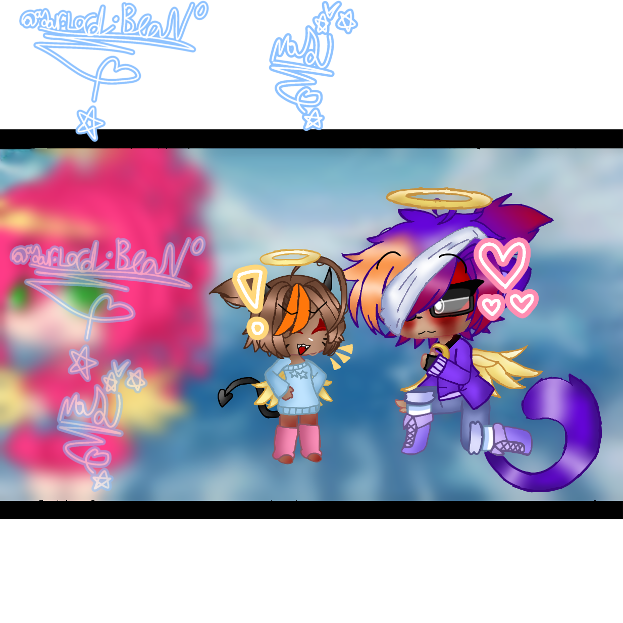 Catnap and Manda in heaven 2 - ibisPaint