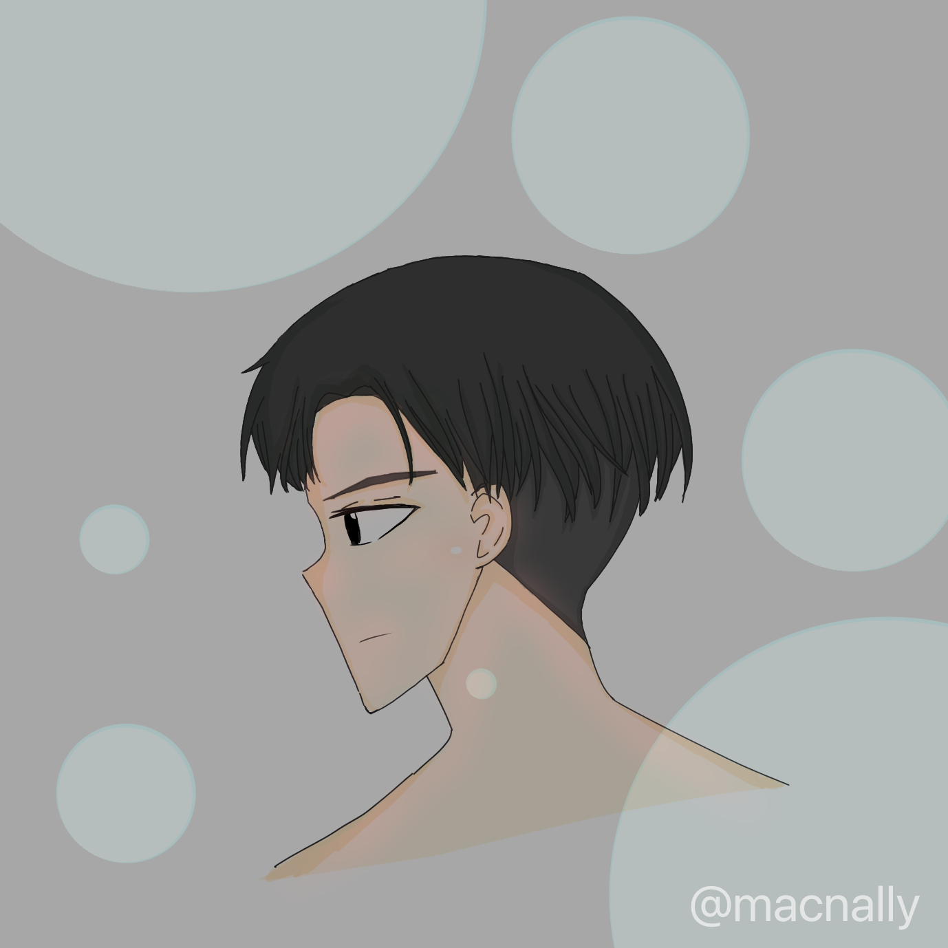 Levi Ackerman (in my style) - ibisPaint