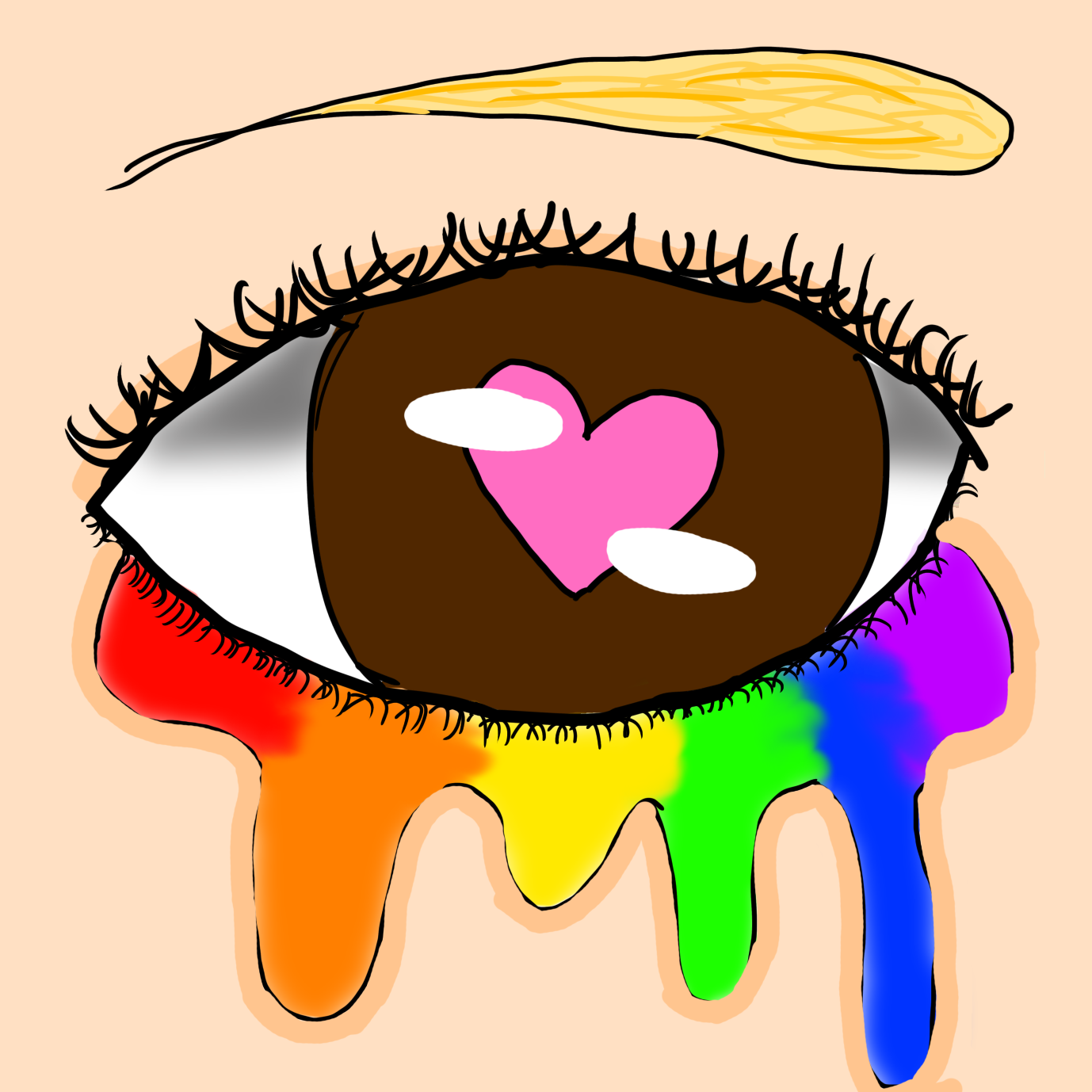 Crying Rainbows - ibisPaint