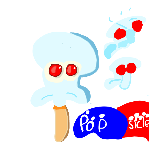 squidward popsicle - ibisPaint